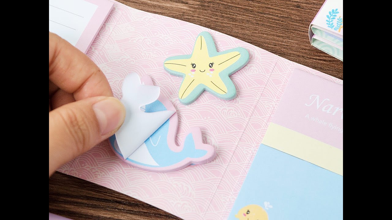Whale in the Sky Sticky Notes Set / Kertas Catatan Tempel / Notes # ...