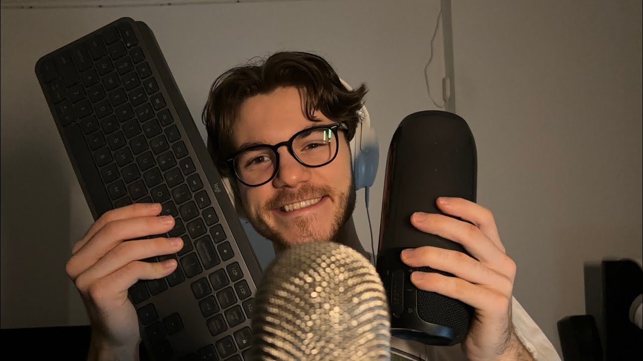 ASMR brain massage (new triggers and sounds) - YouTube