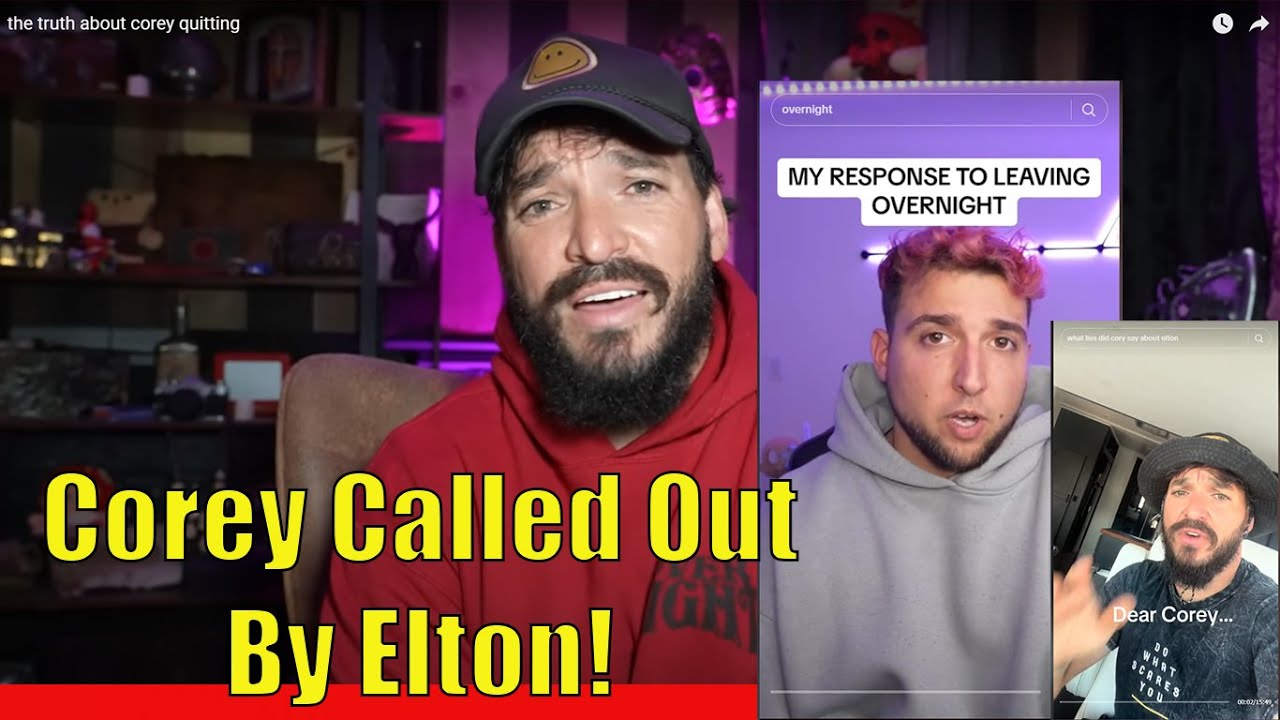 Corey From OVERNIGHT CALLED OUT By Elton - YouTube