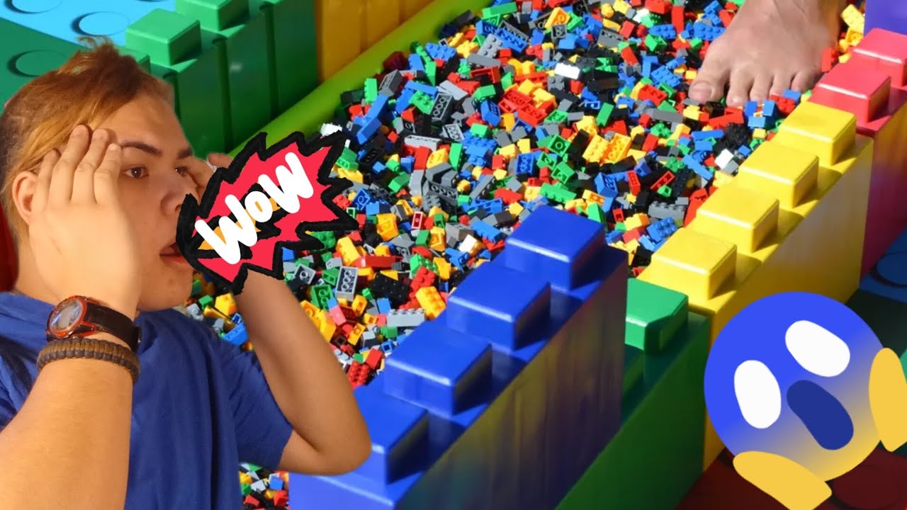 (Lego Challenge) Standing in Lego Test (OUCH!!!!) - YouTube