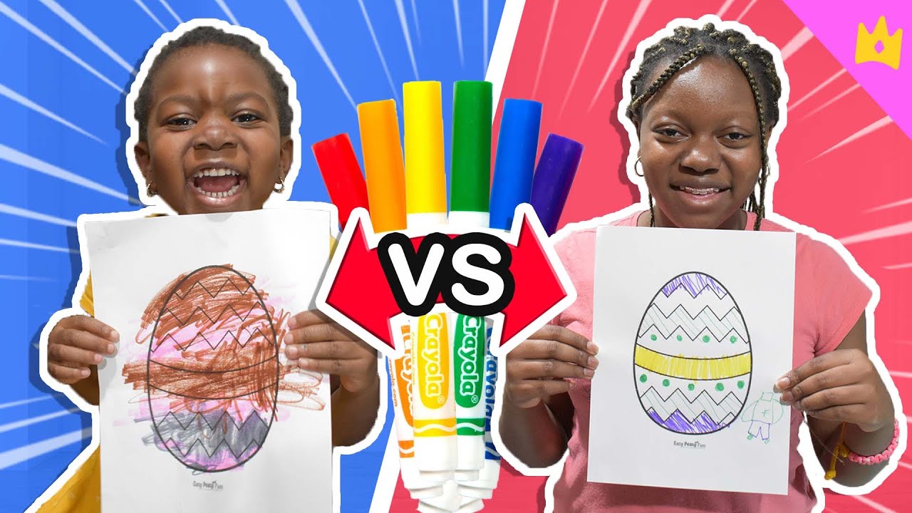 3 Color Challenge For Kids Easter Edition - YouTube