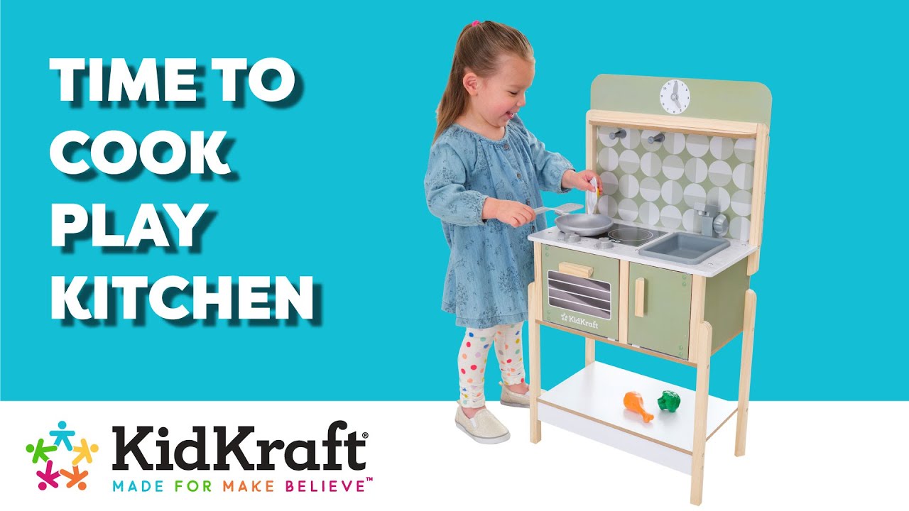 Time To Cook Play Kitchen I KidKraft Wooden Play Kitchens - YouTube