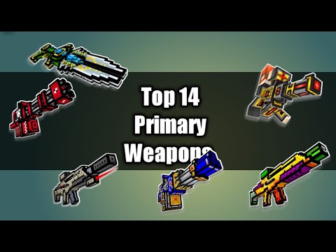 Top 14 Best Primary Weapons On Pixel Gun 3d - YouTube