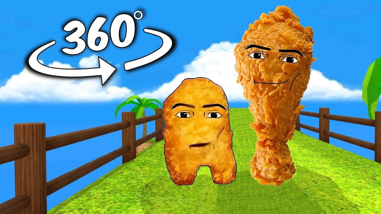 Gegagedigedagedago meme chase you but it's 360 degree video #1 - YouTube