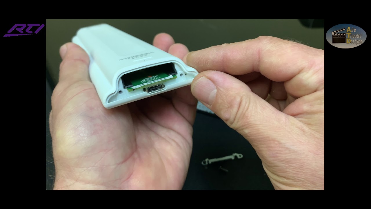 RTI T2I remote battery removal - How to change battery on RTI T2I and ...