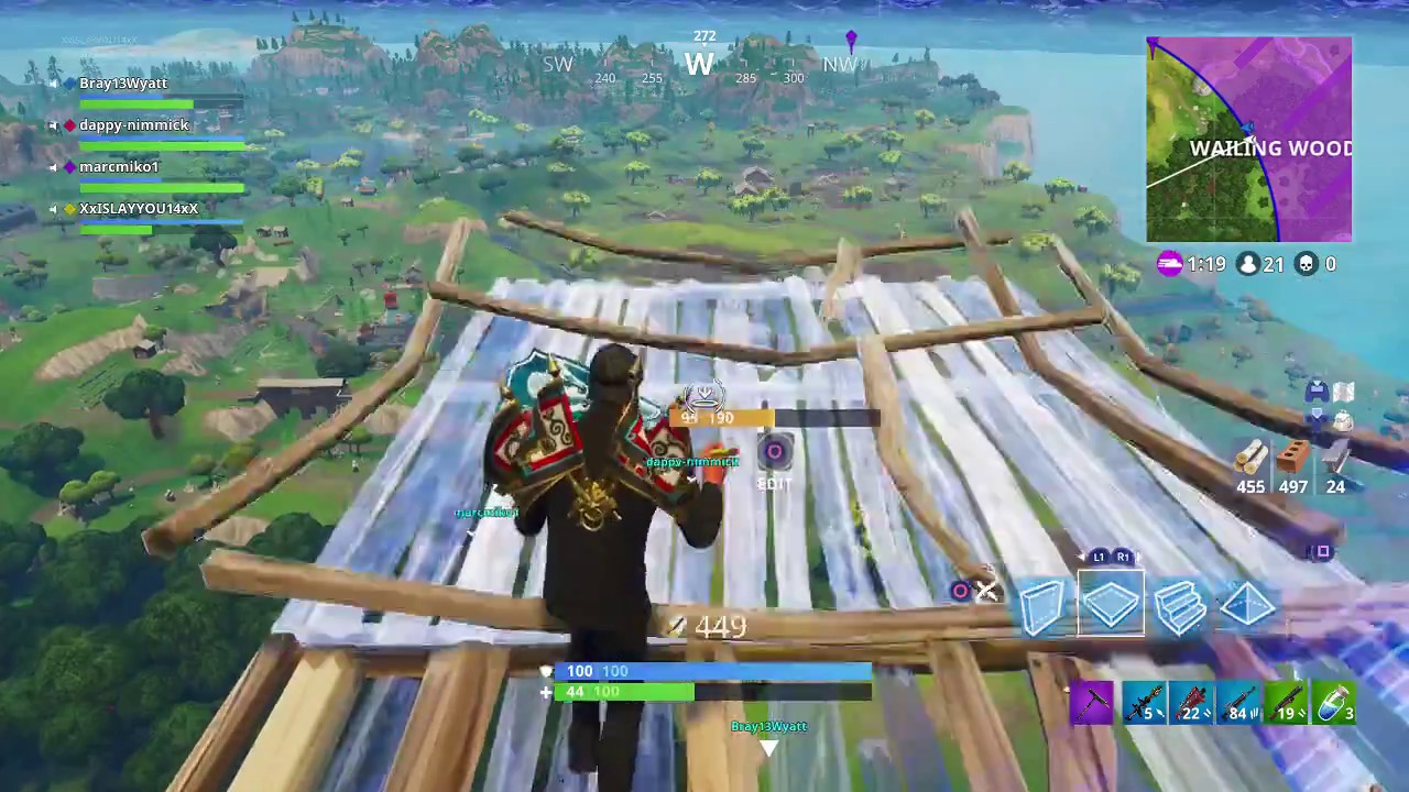 Building The ULTIMATE SKY BRIDGE (ATTEMPT) In Fortnite Battle Royale ...