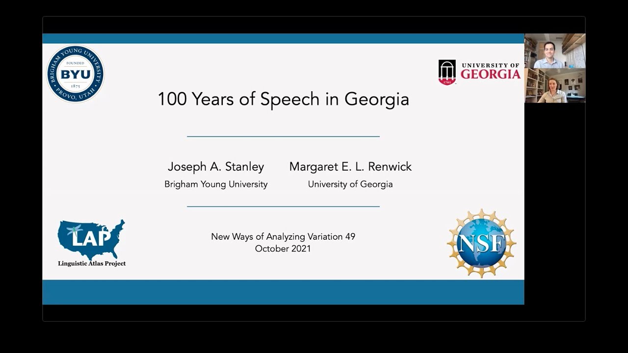 100 Years of Speech in Georgia—Joseph A. Stanley & Margaret E. L ...