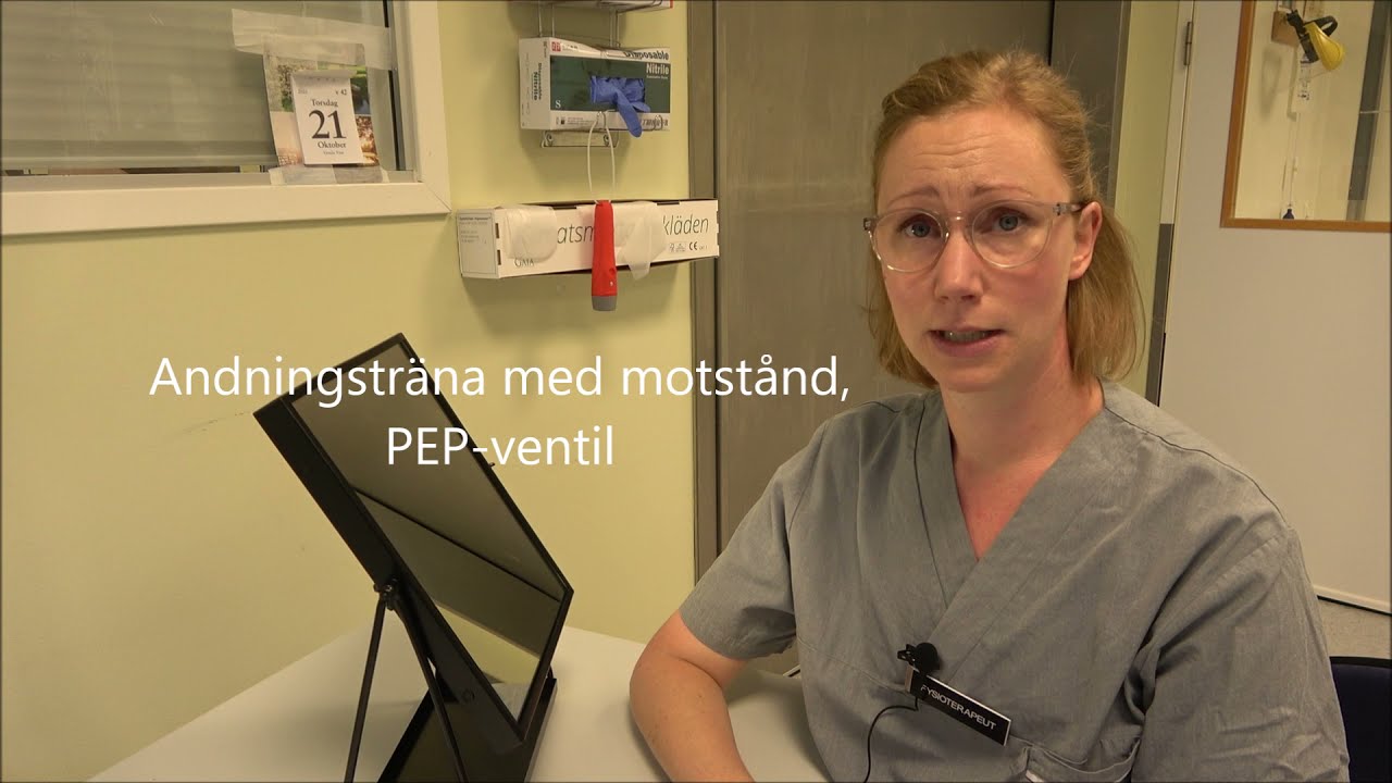 PEP ventil andningsträning med motstånd - YouTube