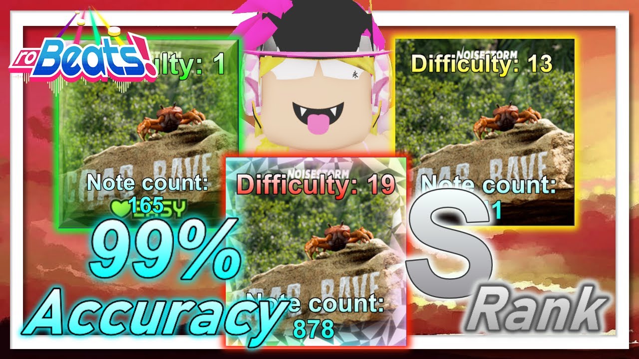 [New Map!] CRAB RAVE FULL COMBO 99% ACCURACY -- (Easy, Normal and Hard ...