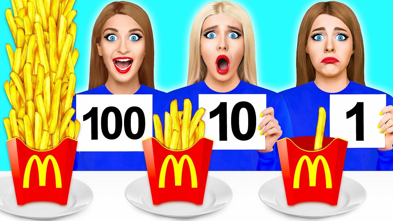 초콜렛 도전의100개의 층 | 재미있는 음식 상황 Multi DO Food Challenge - YouTube