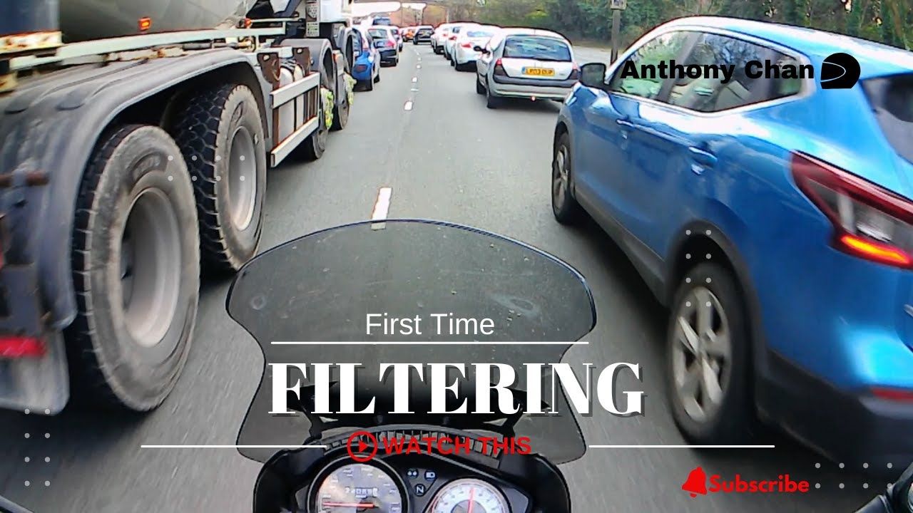 First Time Motorcycle Filtering! - YouTube