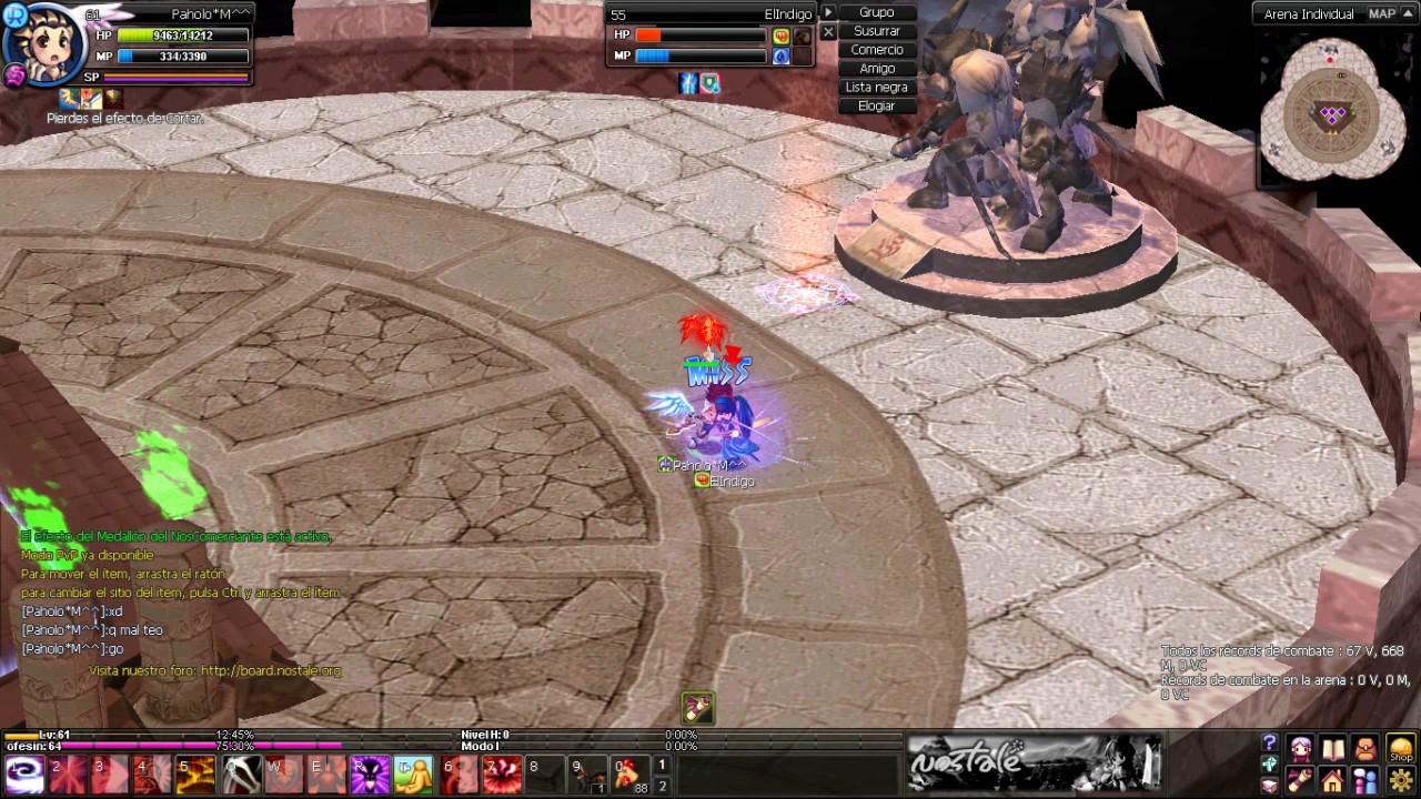 warr vs blade/ nostale paholo - YouTube