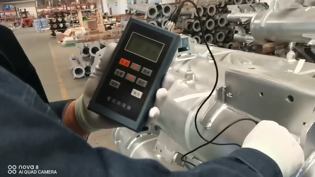 The galvanizing thickness regular test - YouTube