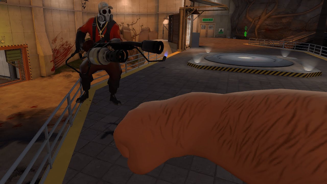 Team Fortress 2 Saxton Hale Gameplay (Skirmish) - YouTube