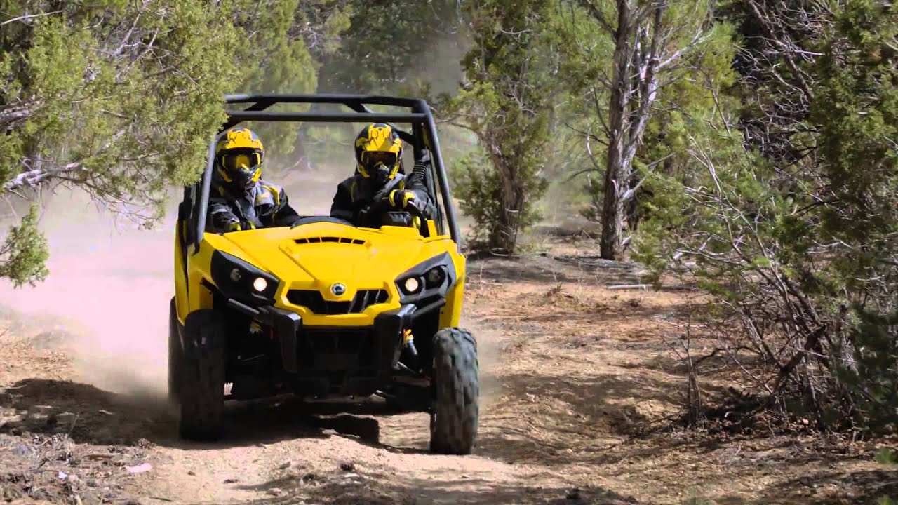 2013 Can Am Commander side by side vehicles line up - YouTube