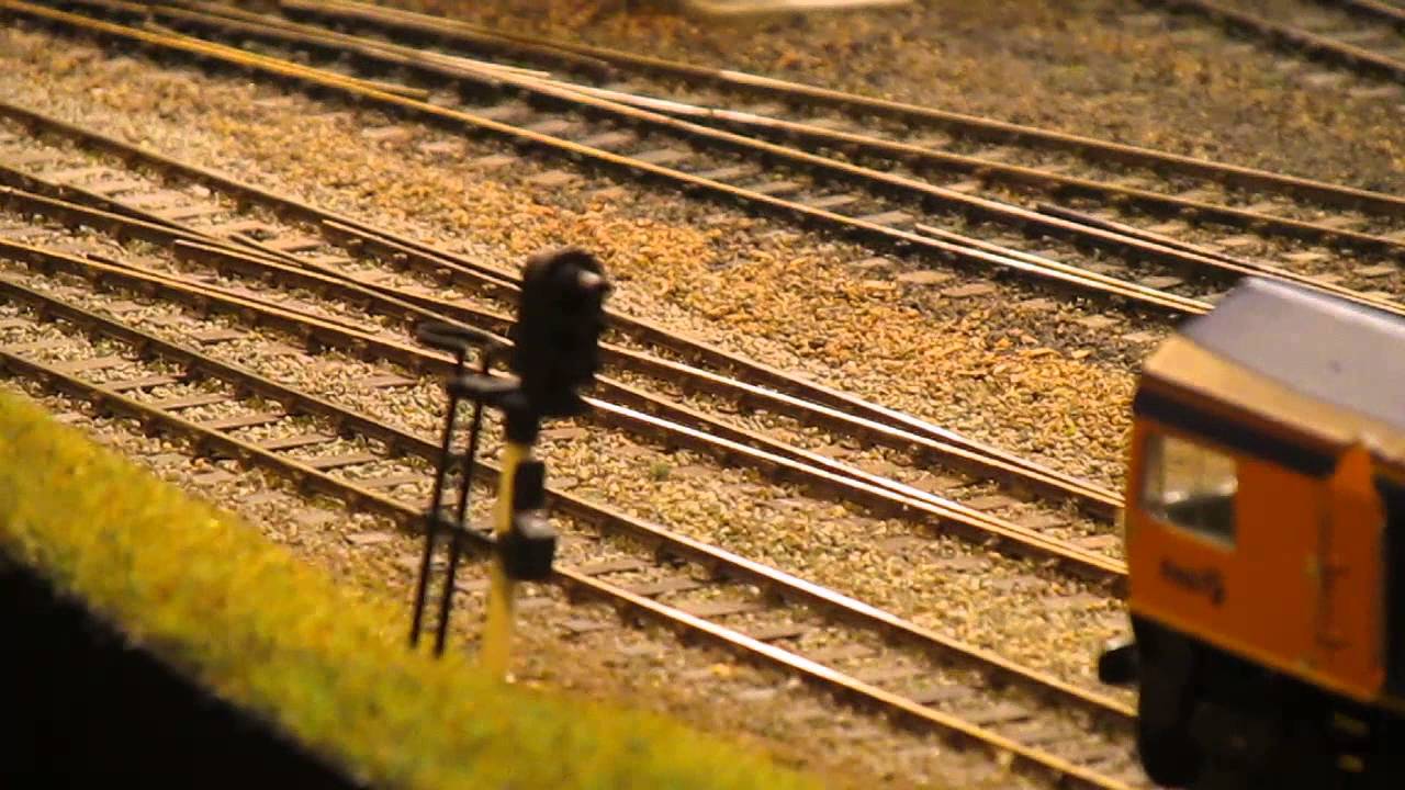 Arriva trains wales class 150 and others at Model rail Scotland 2015 ...