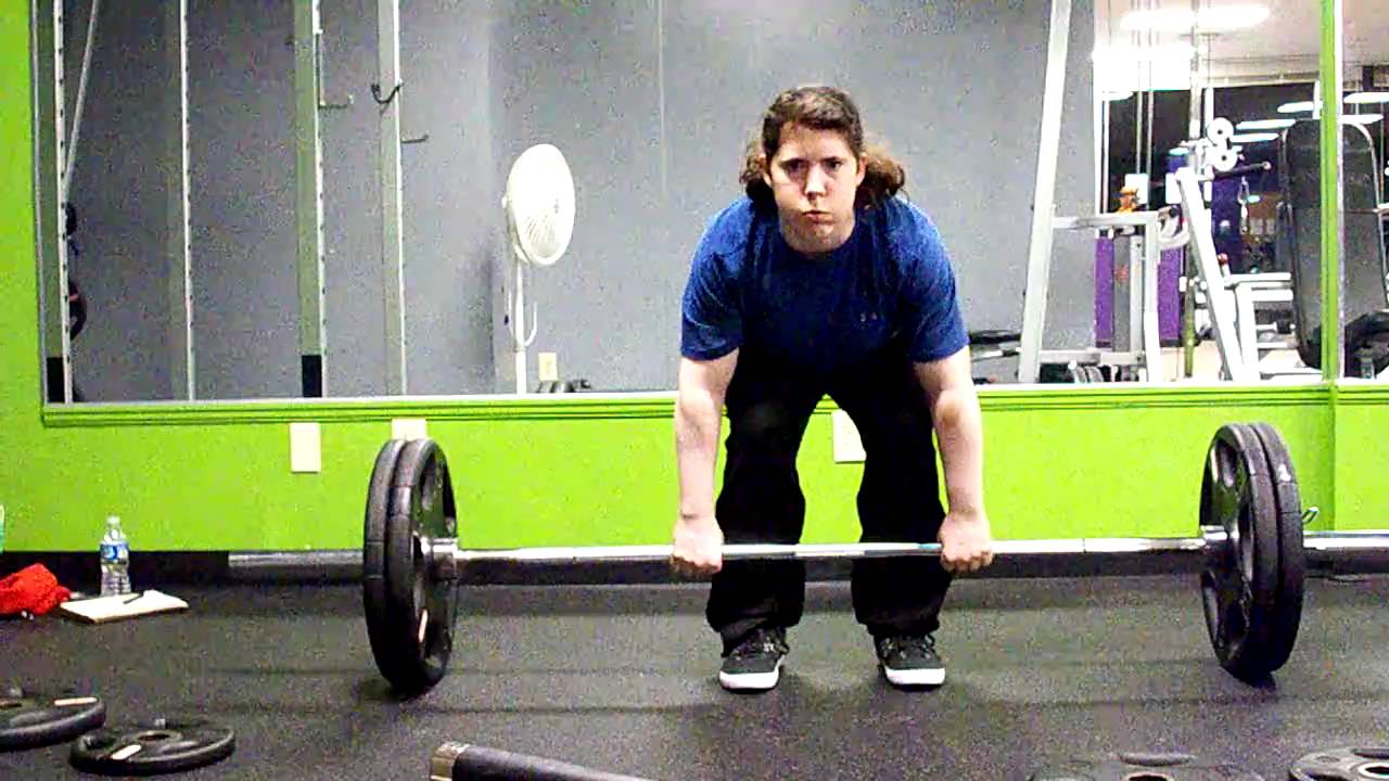 225 Deadlift (front view) - YouTube