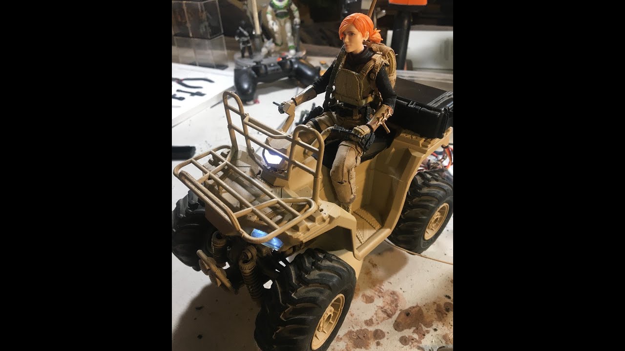 G.I. Joe Classified RC custom 1/12 ATV - YouTube
