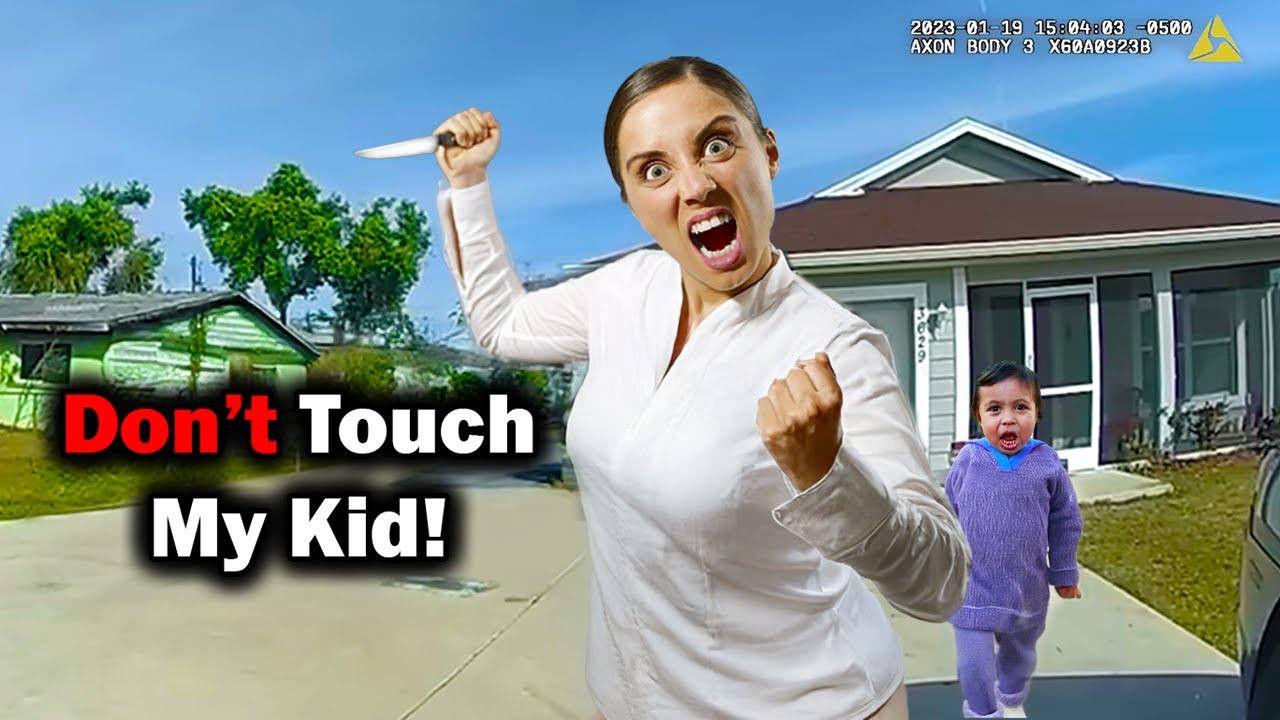 When Dumb Moms Fight Cops to Defend Reckless Kids - YouTube
