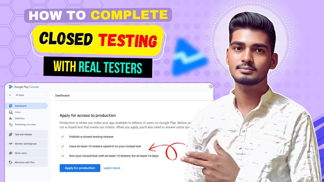 How To Complete Closed Testing Google Play Console | Play Console App ...