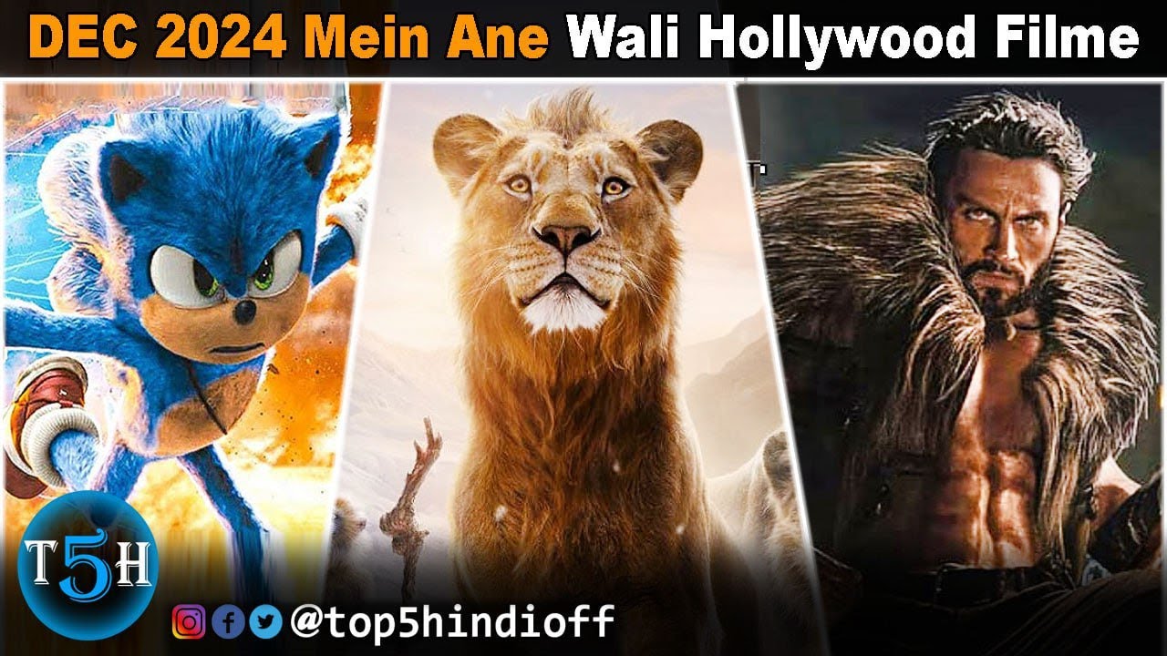 Top 5 Upcoming Hollywood Movies In December 2024 || दिसंबर में आने वाली ...