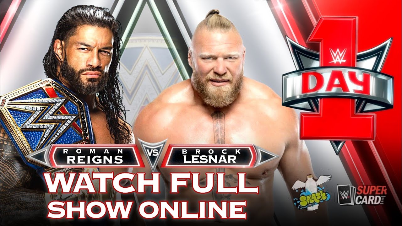 WWE WATCH FULL SHOW ONLINE | WWE DAY 1 2022 FULL SHOW - YouTube