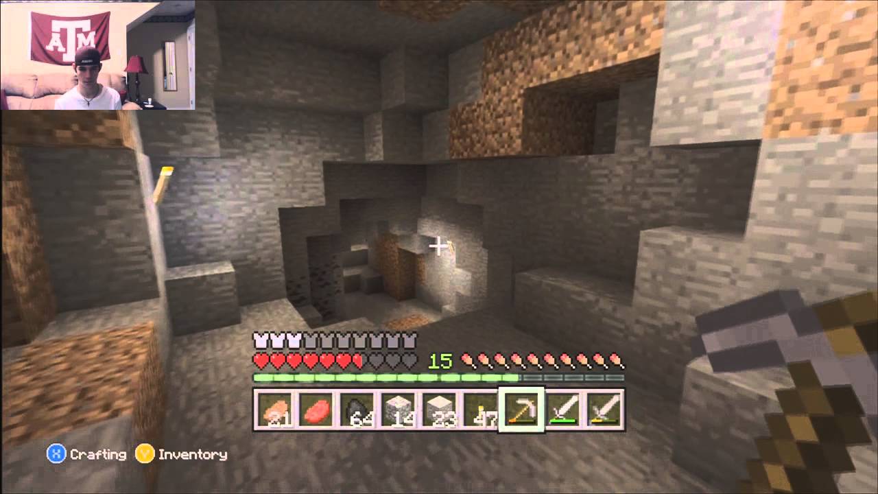 Minecraft Shieeeet Ep. 4 - XBOX 360 "Collecting Minerals" - YouTube