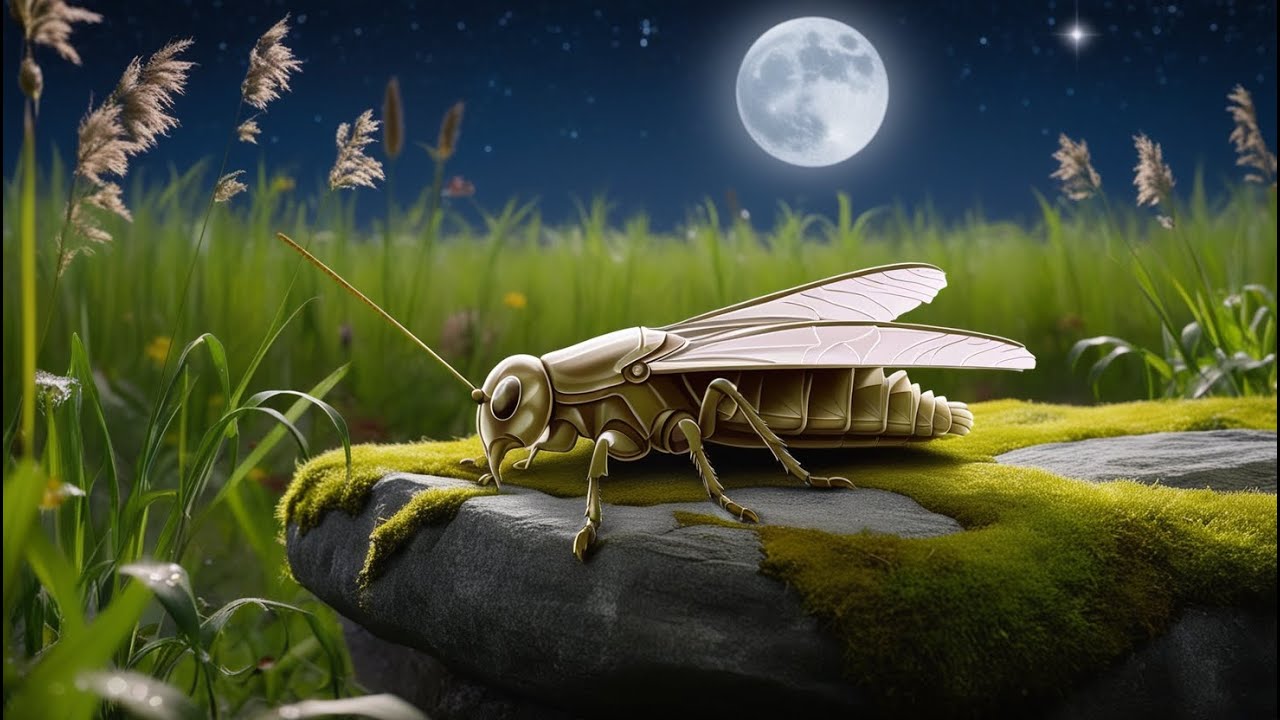 [1 HOUR] Soothing sound of crickets at night - Relaxing for deep sleep ...