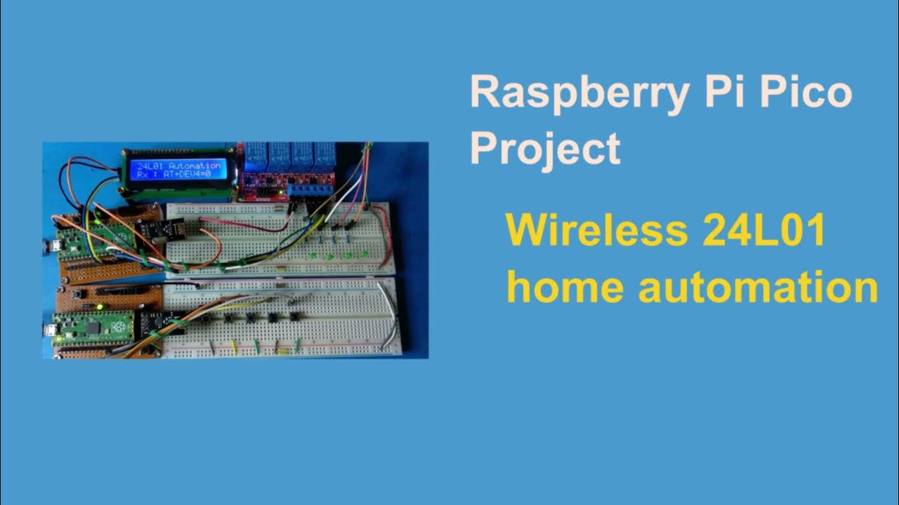 Raspberry Pi Pico : 24L01 home automation demo | MicroPython - YouTube