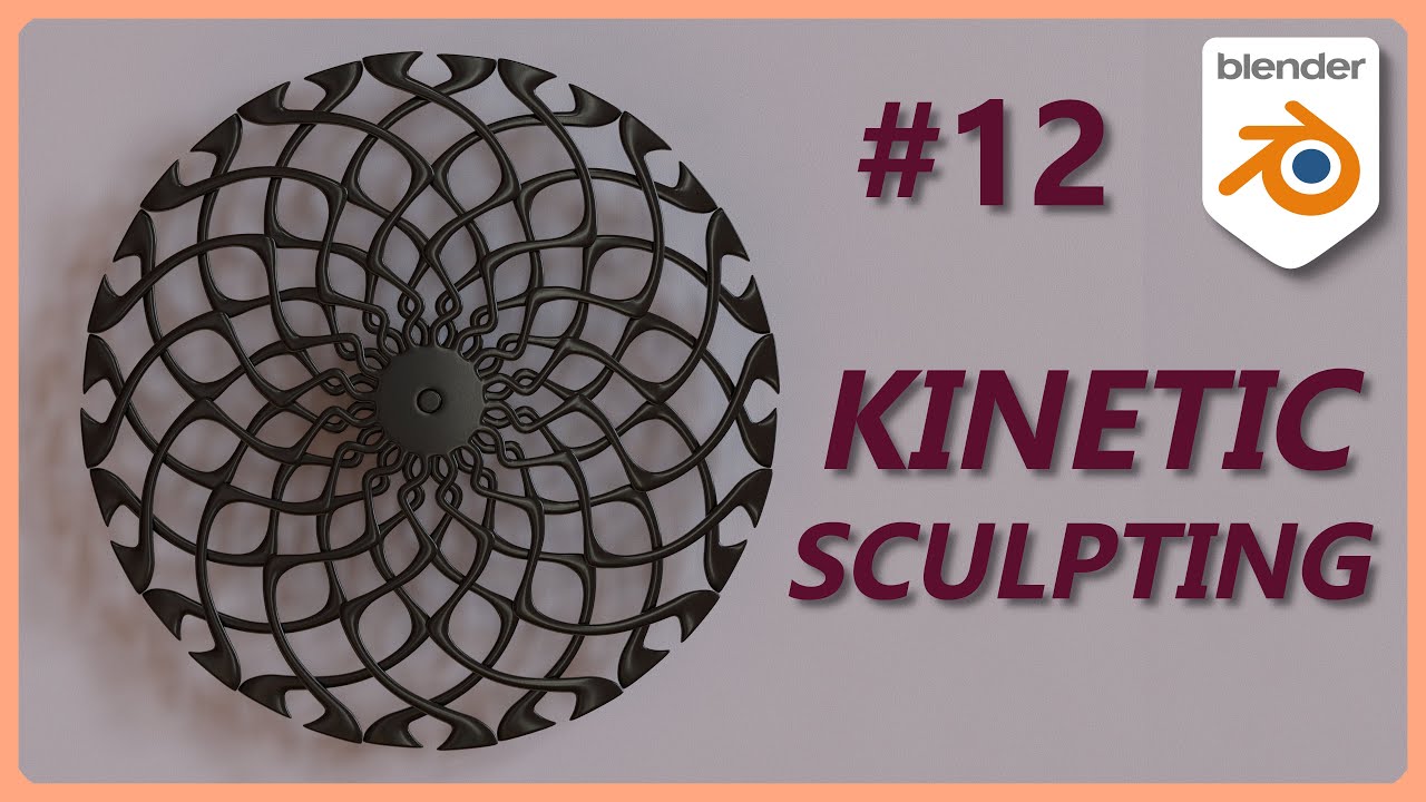 Kinetic Sculpture Wheel #12 Blender Animation Beautiful Patterns Emerge ...