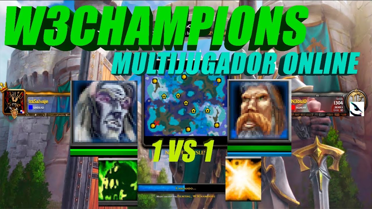 Warcraft 3 W3champions Multijugador Online IraSalvaje(UD) vs N3bul0(Hum ...