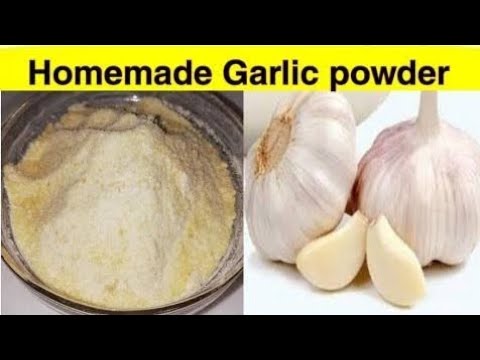 How to Make Homemade Garlic Powder | Lehsan ka Powder Ghar pr kese ...