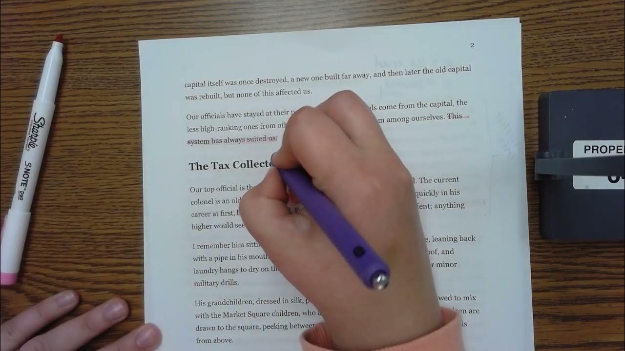 The Refusal Close Read Part 1 - YouTube