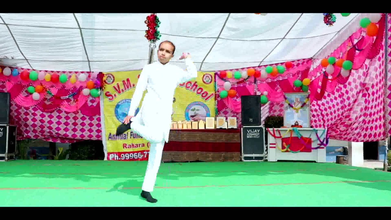 SVM anual function 2020 DANCE ON CHANDI DIYA JANJRA PAA DA GE BY REENA ...