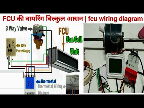 FCU wiring diagram | honeywell T6865 Thermostat wiring | Fan coil unit ...