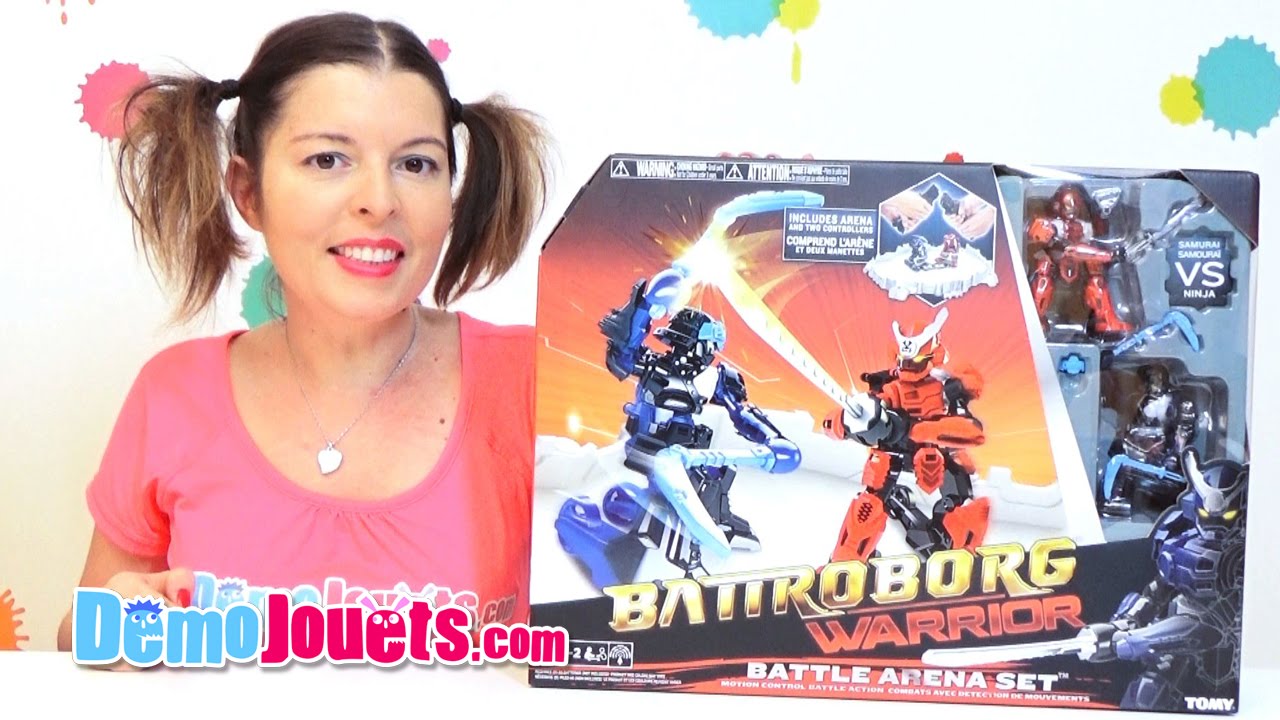 Test Battroborg Warrior Battle Arena Set Tomy sur Démo Jouets - YouTube