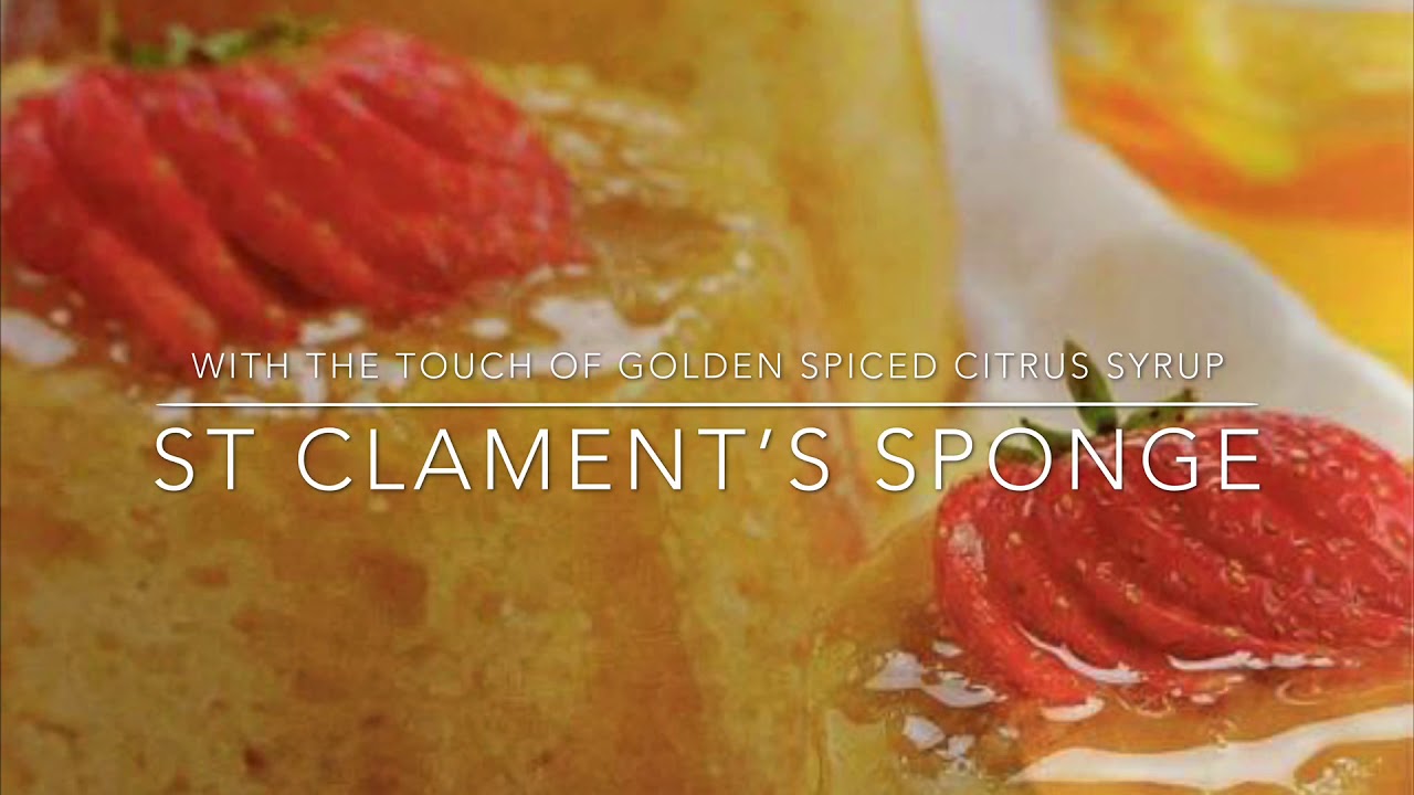Classic St CLEMENT’S Sponge cake | Moist and soft Chiffon cake | Orange ...