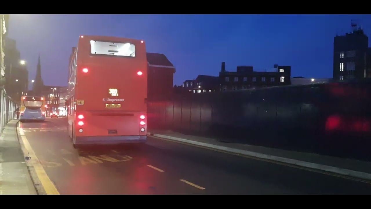 Here is the stagecoach bus 18191 on the number 300 in Guildford Tuesday ...