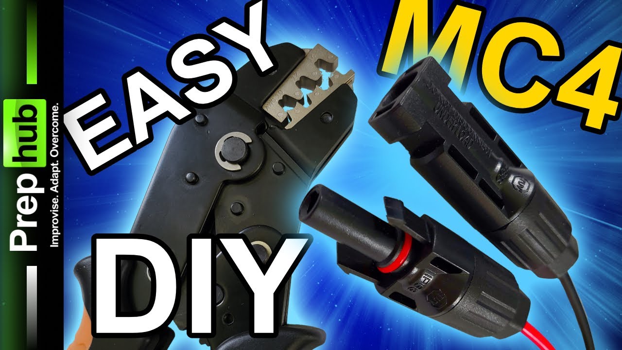 How To Build MC4 Solar Connectors - YouTube