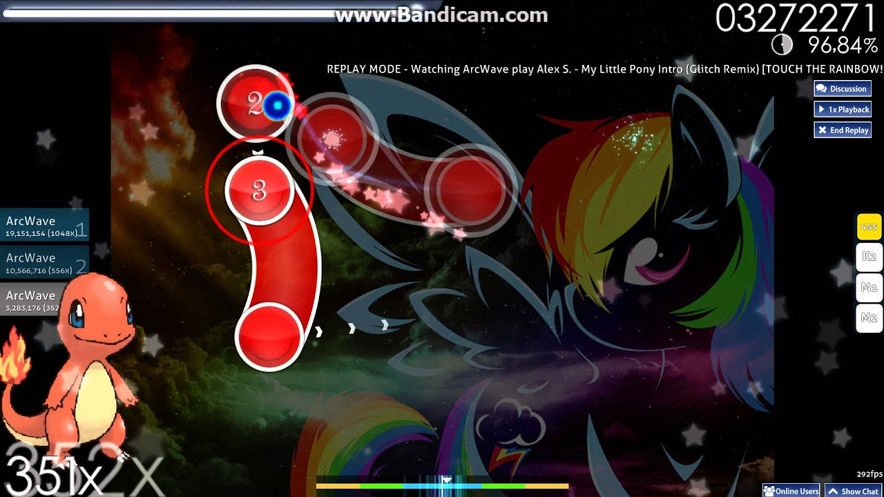 Osu! My Little Pony Glitch Remix (TOUCH THE RAINBOW) Dedicated to Frost ...