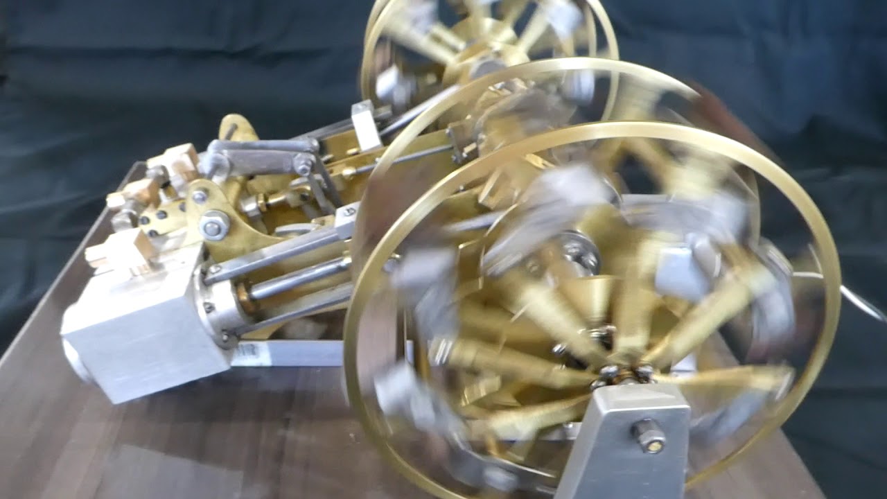 Paddle Steamer Engine & Paddles - YouTube