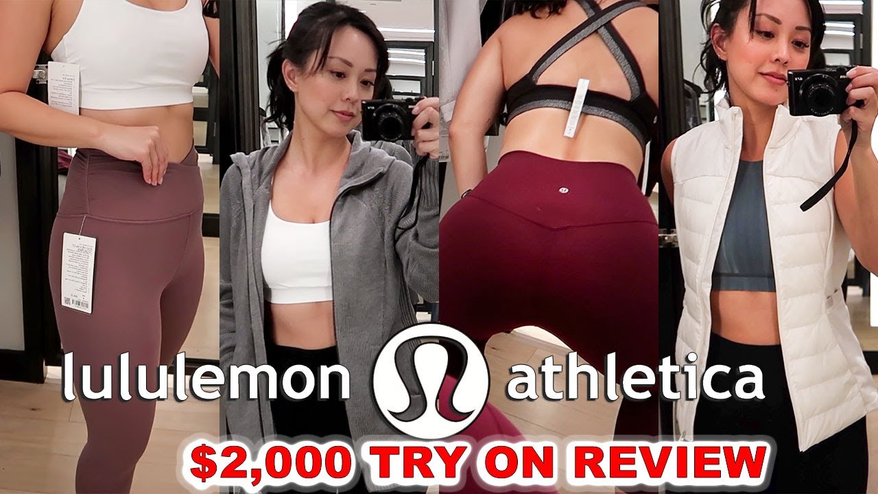 $2,000 Lululemon Try On Haul Winter 2019 - YouTube