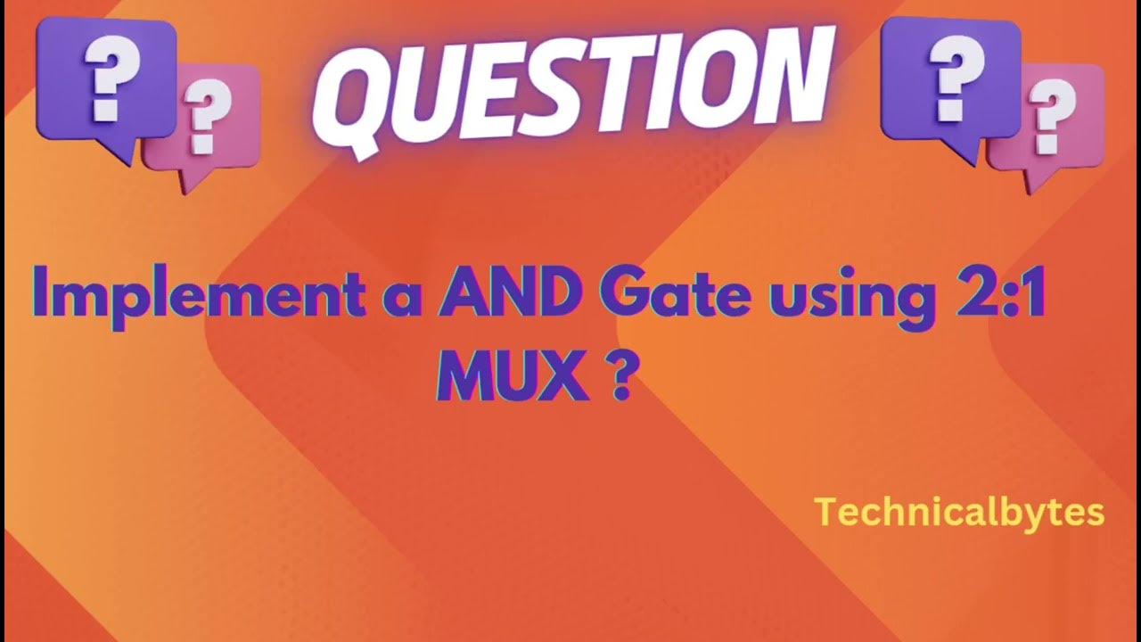 Implement AND gate using MUX - YouTube