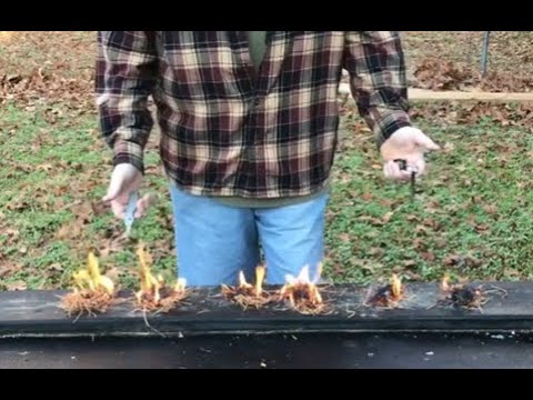 6 Ferro Rod Fires In 10 Seconds - YouTube