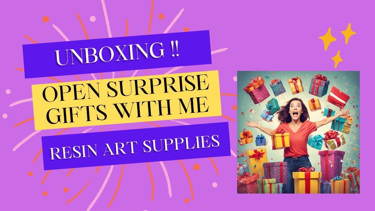 128- OPEN SURPRISE GIFTS WITH ME AND IT'S NOT EVEN MY BIRTHDAY!! RESIN ...