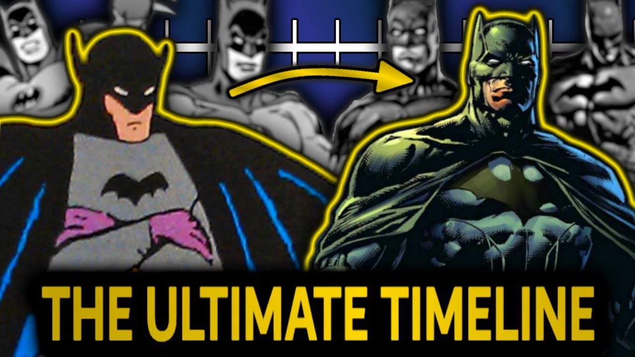 The Ultimate Batman Timeline! - YouTube