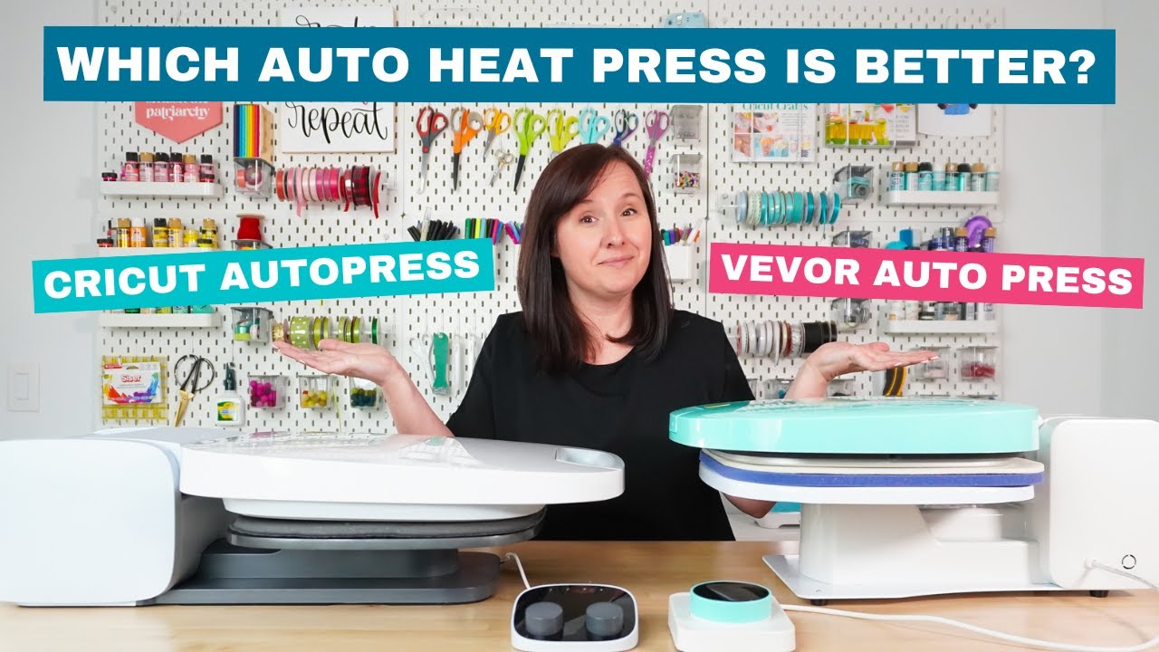 Cricut AutoPress vs. Vevor Auto Heat Press | Which Heat Press is Best ...