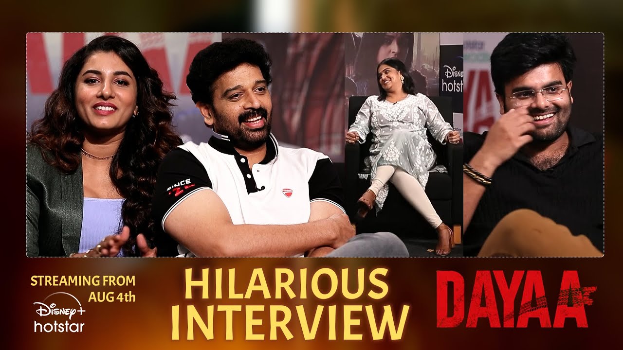 Dayaa Web Series Team Exclusive Interview | Hilarious | JD Chakravarthy ...