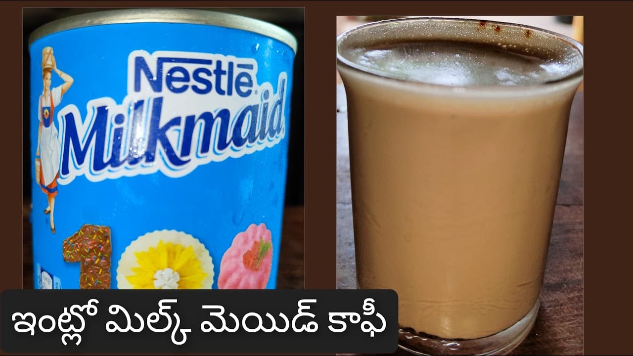 Tasty and yummy milkmaid hot coffee making at home - YouTube