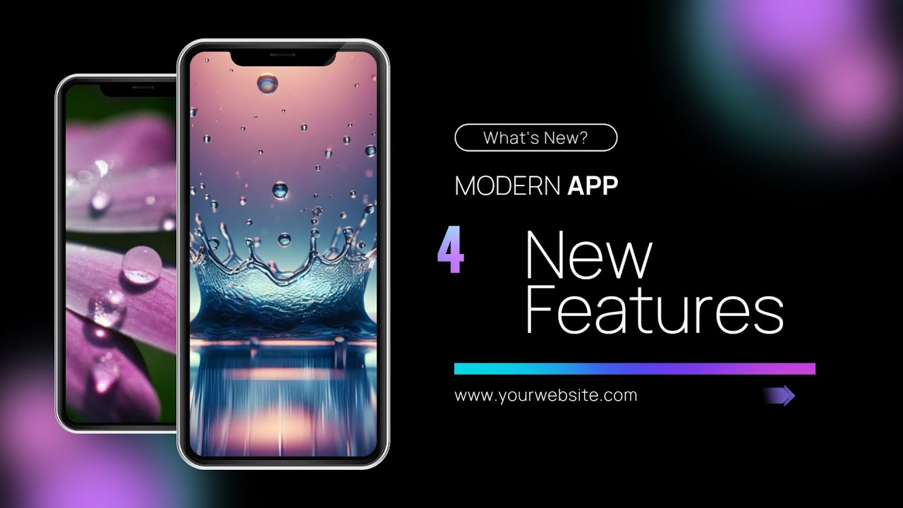 Free App New Features Introduction Presentation Video Template ...